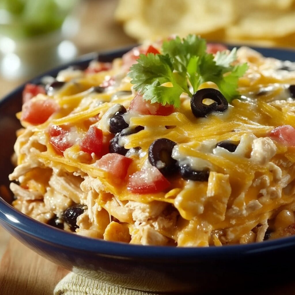 Zesty Fiesta Cheesy Mexican Chicken Casserole Recipe - The Pass and ...