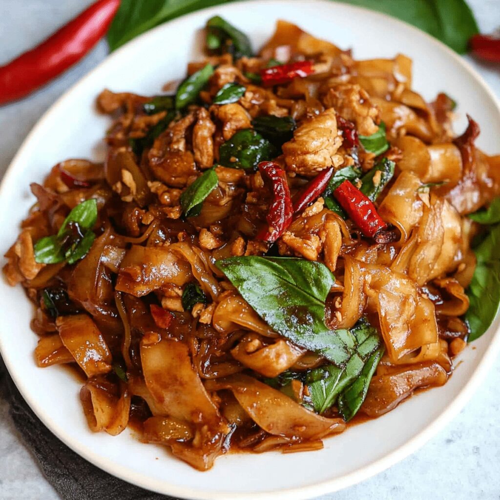 Spicy Thai Drunken Noodles (Pad Kee Mao) Recipe for Noodle Lovers - The ...