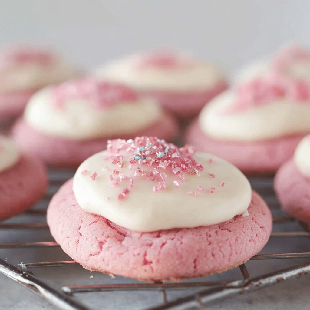 Quick Pink Velvet Cookies with Cream Cheese Frosting Recipe - The Pass ...