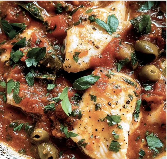 Fish Puttanesca Recipe Bold & Zesty Flavor - The Pass and Provisions