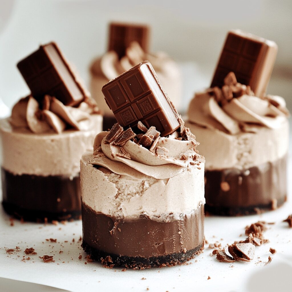 No-Bake Kit Kat Cheesecakes Recipe: Cute Mini Treats for Everyone - The ...