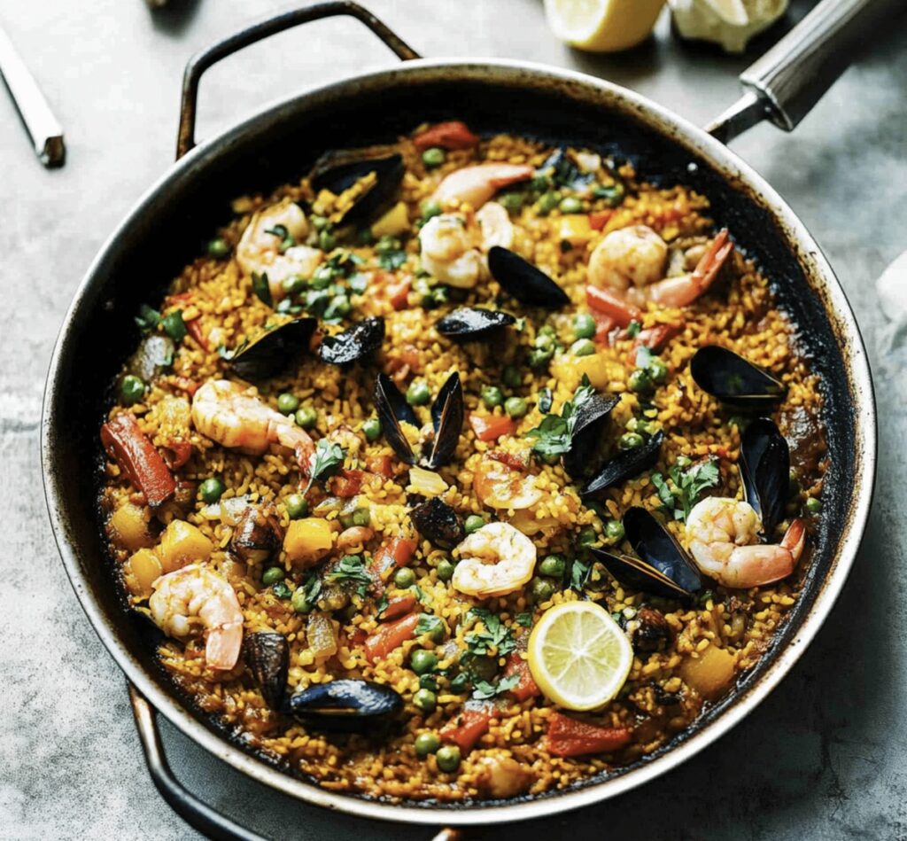 Sunny Spanish Paella Recipe Coastal Joy in Every Bite - The Pass and ...