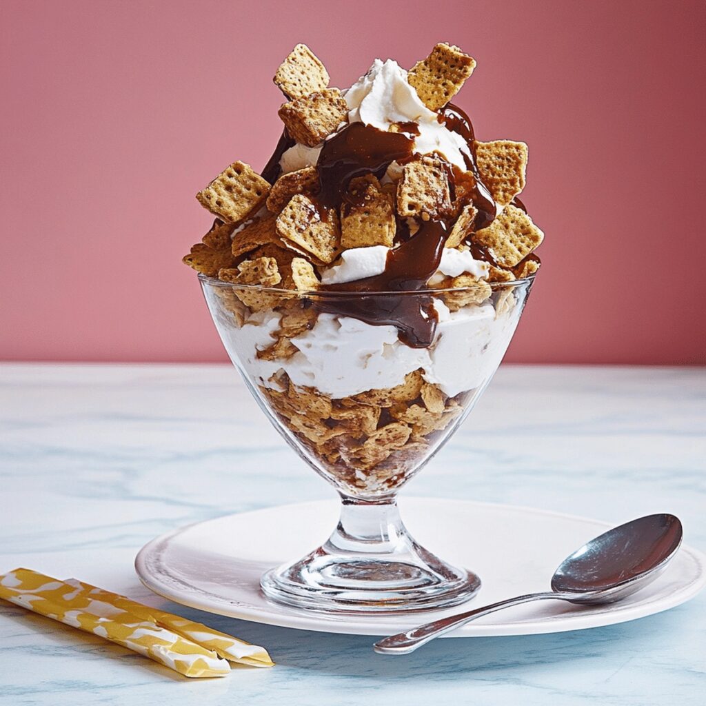 Easy Hot Fudge Golden Grahams Parfait Recipe for Sweet Moments - The ...