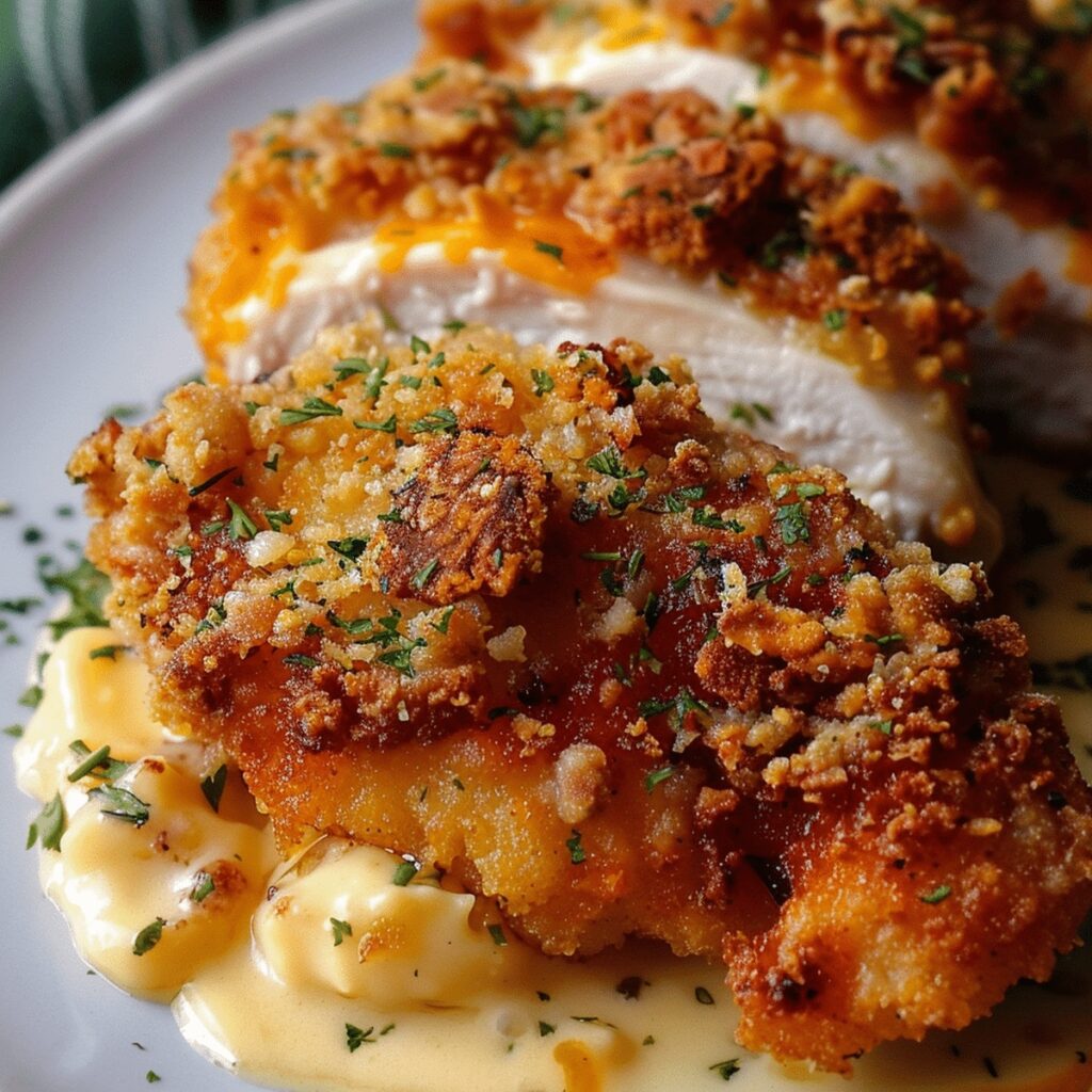 Crispy Cheddar Chicken Recipe Crunchiest Ever Made - The Pass and ...