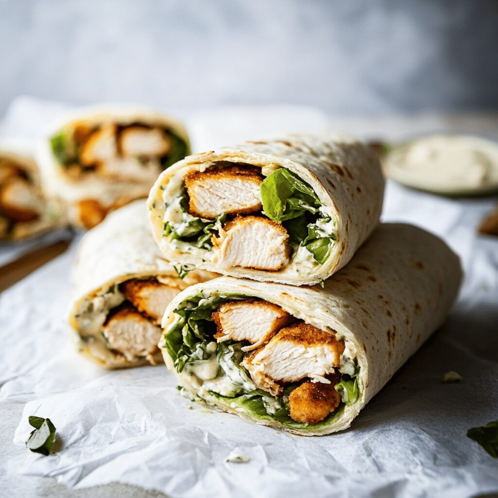 Quick & Tasty Chicken Caesar Wrap Recipe for Lunch Magic - The Pass and ...