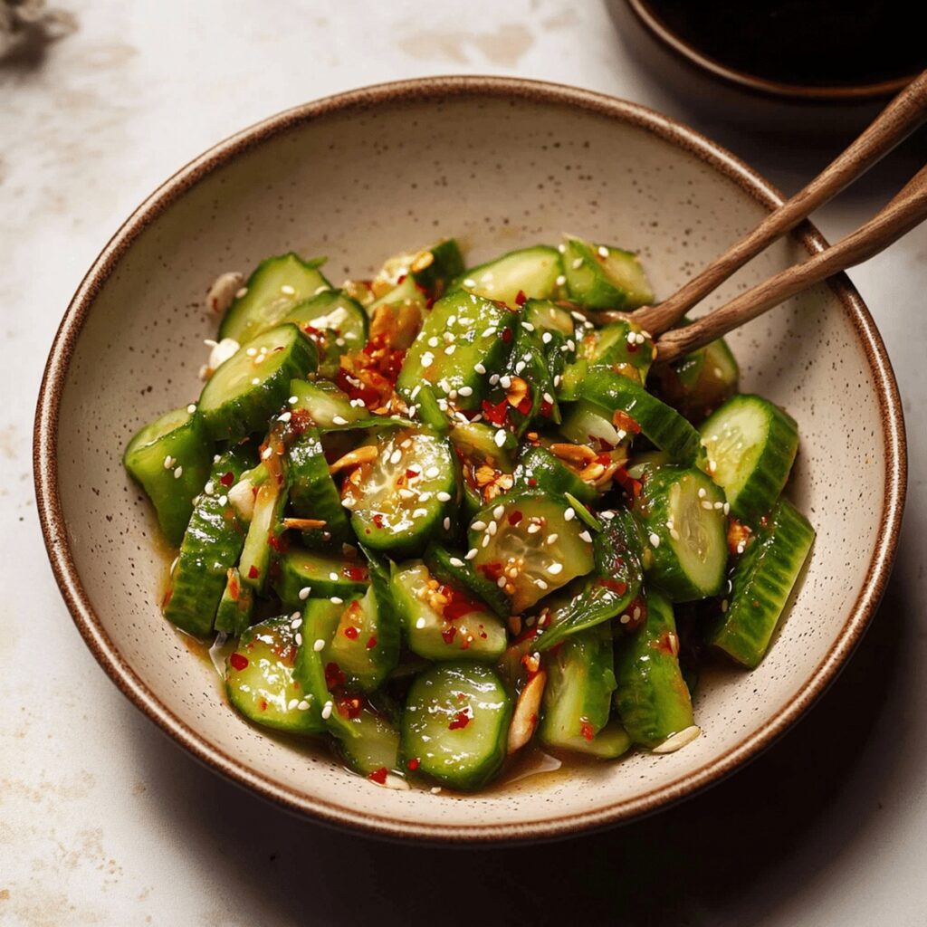 Quick & Tangy Spicy Cucumber Salad Recipe for Summer Bliss - The Pass ...
