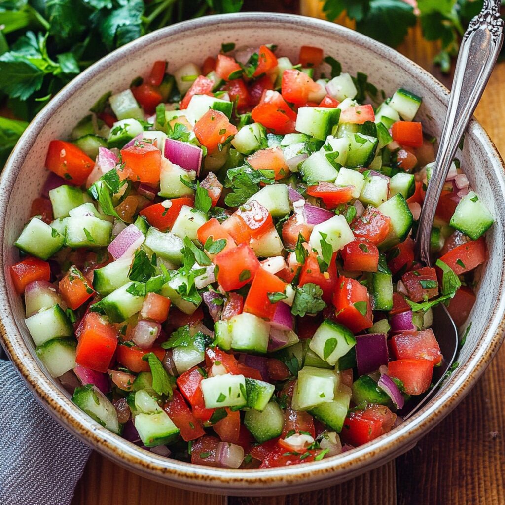 Fresh & Colorful Mediterranean Salad Recipe for Sunny Days - The Pass ...
