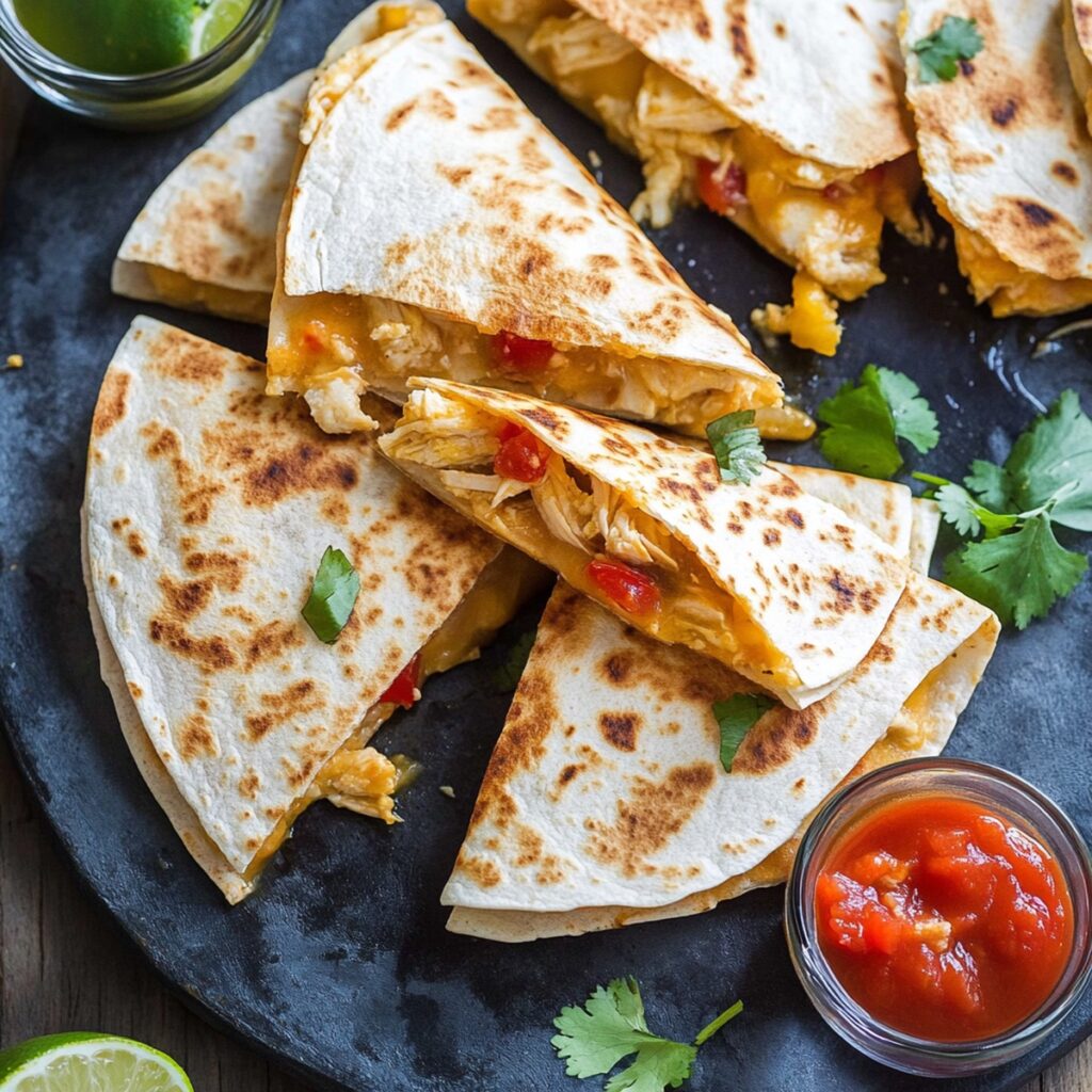 Zing Up Dinner: Irresistibly Crispy Chicken Quesadillas Recipe - The ...