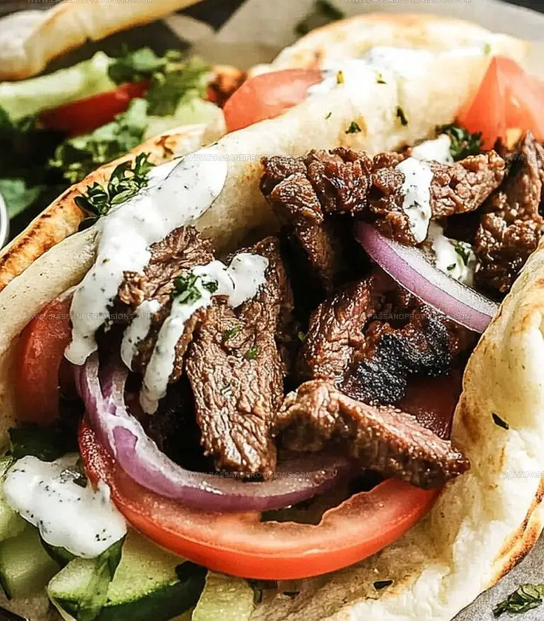 Homemade Beef Gyros Recipe: True Greek Street Food Magic - The Pass and Provisions