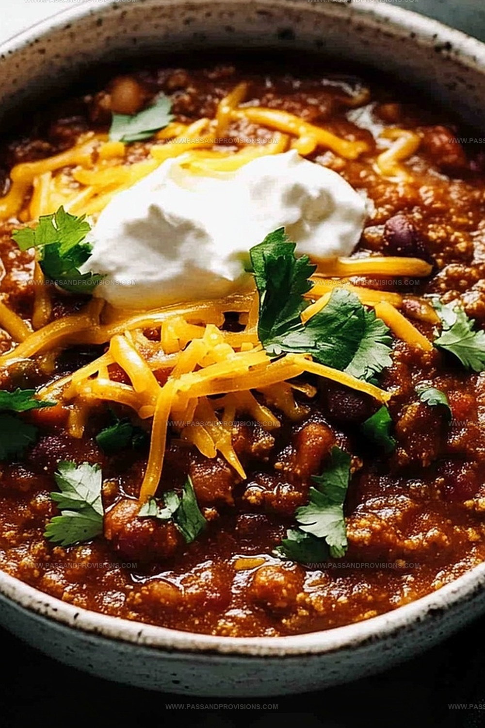 Zesty Hearty Vegetarian Chili Recipe for Cozy Comfort - The Pass and ...