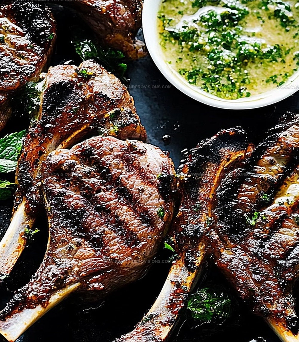 Juicy Lamb Chops with Fresh Mint Sauce Recipe: A Zingy Delight - The ...