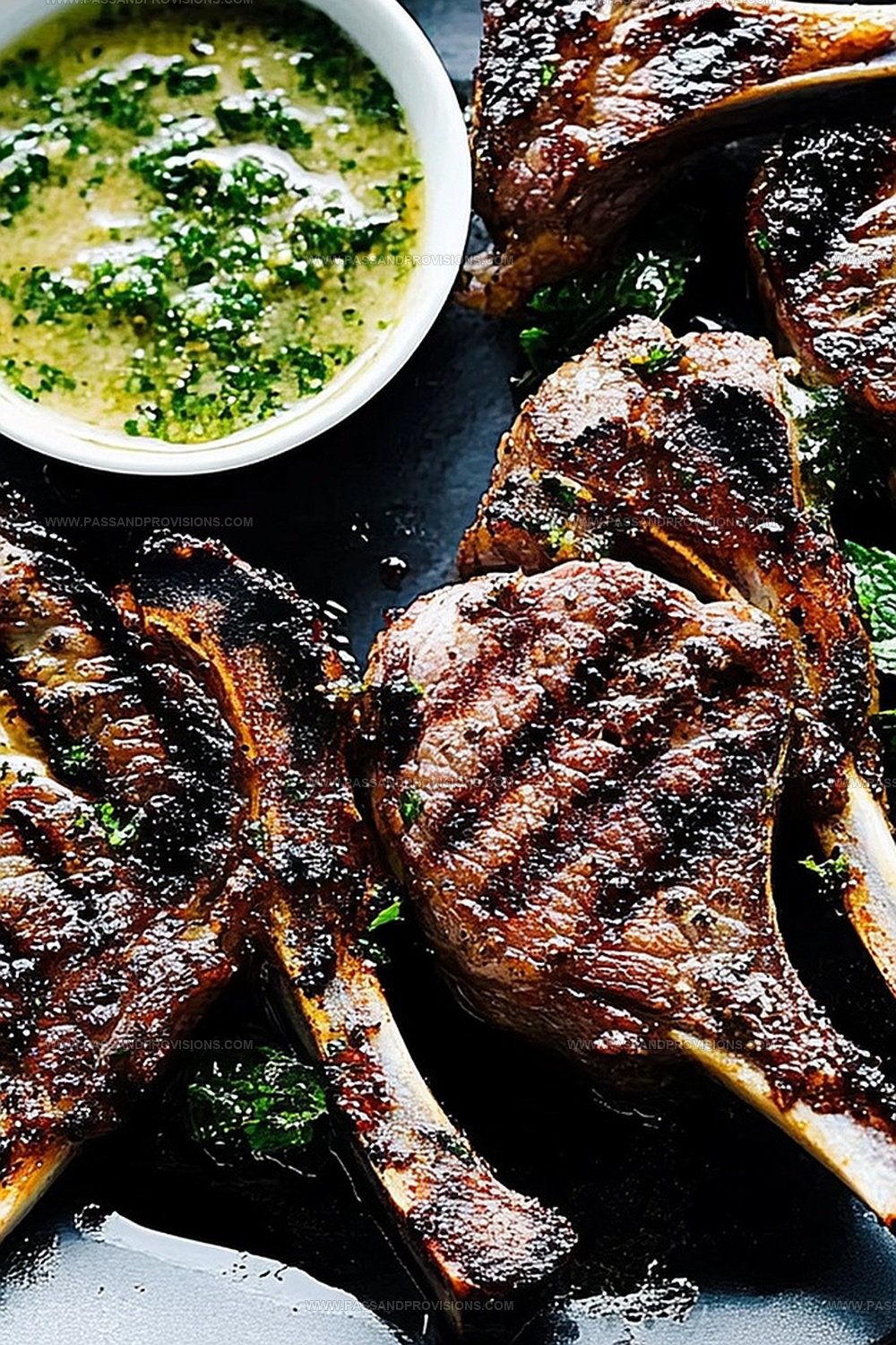 Juicy Lamb Chops with Fresh Mint Sauce Recipe: A Zingy Delight - The ...